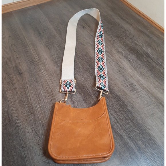 Ahdorned | Bags | Ahdorned Aztec Messenger Bag Brown Vegan Faux Leather ...